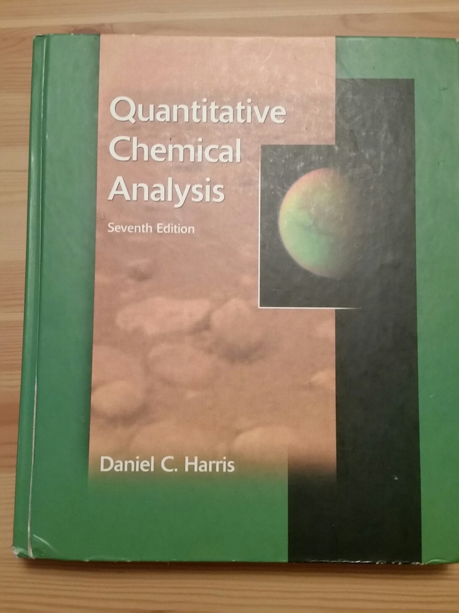 Quantitative Chemical Analysis Buy Vogels Textbook Of Quantitative