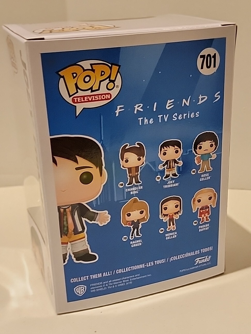 Funko Pop Friends 701 Joey Tribbiani wearing Chandler's clothes MINT ...