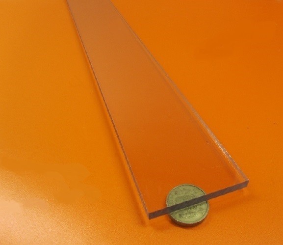 Polycarbonate Clear Bar 1/4" (.220") Thick X 2.50" Wide X 48" Long | eBay
