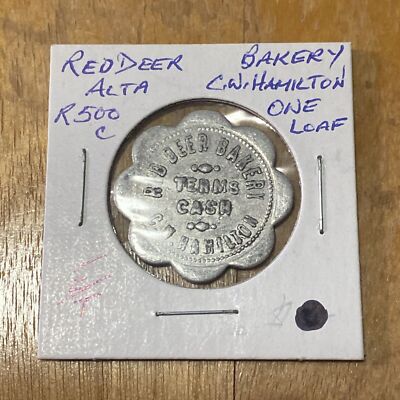 🍊 Red Deer Alta R500 Bakery C.W. Hamilton Good for 1 Loaf Vintage Retro ...