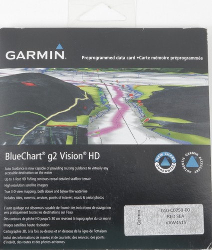 Garmin Bluechart G2 Vision Red Sea Pre-Programmed SD Card | eBay