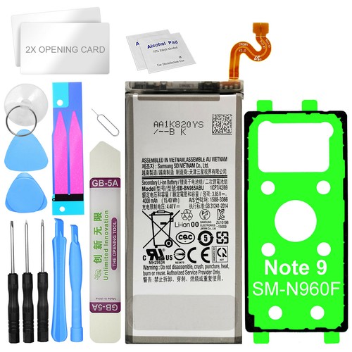 Akku für Samsung Galaxy Note 9 SM-N960F ersetzt EB-BN965ABU 4000mAh Werkzeugset | eBay.de