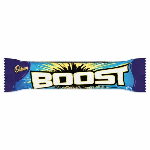 CADBURY BOOST CHOCOLATE BARS. 24 BARS. 24 x48.5g. BEST BEFORE 07/01 ...