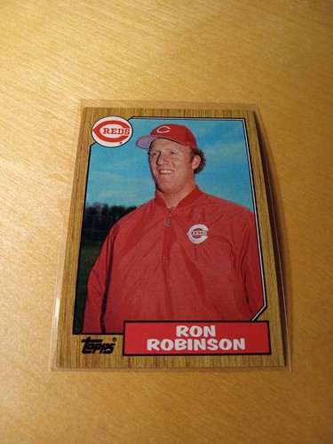 1987 Topps #119 RON ROBINSON Cincinnati Reds Baseball Card, Pitcher ...