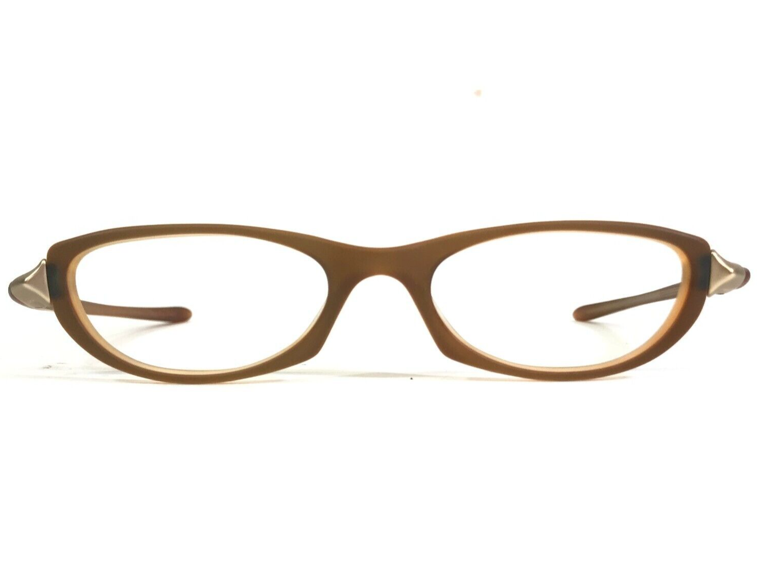 Vintage Oakley Eyeglasses Frames Tangent 11-597 Amber Matte Brown Gold ...