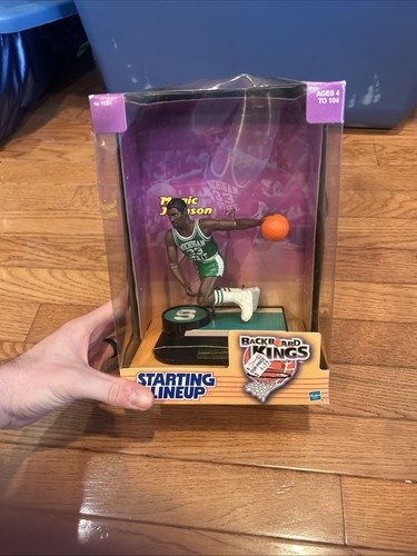 MAGIC JOHNSON Michigan St Backboard King Starting Lineup Figure NIB ...