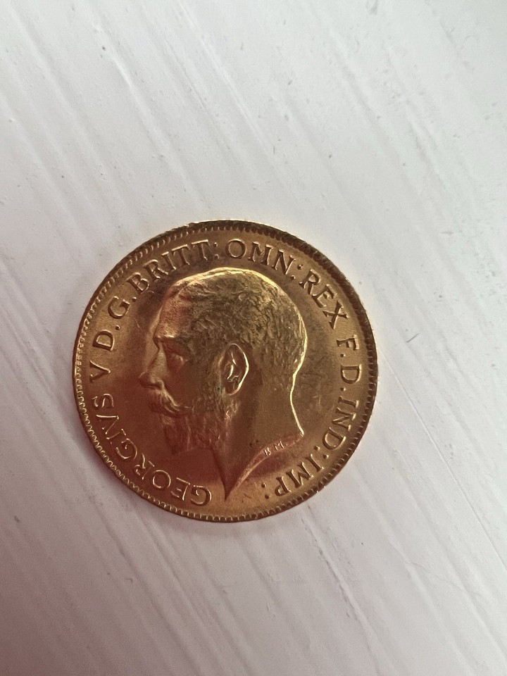 1914 George V Gold Half Sovereign Coin | eBay UK