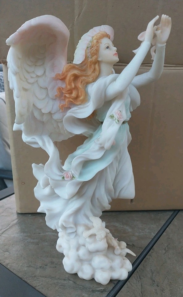 Vintage ANGEL Seraphim Statue Classics Annalisa Joyful Spirit Limited ...