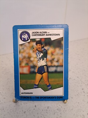 1989 STIMOROL SCANLENS CANTERBURY -BANKSTOWN, JASON ALCHIN 9/156 | eBay