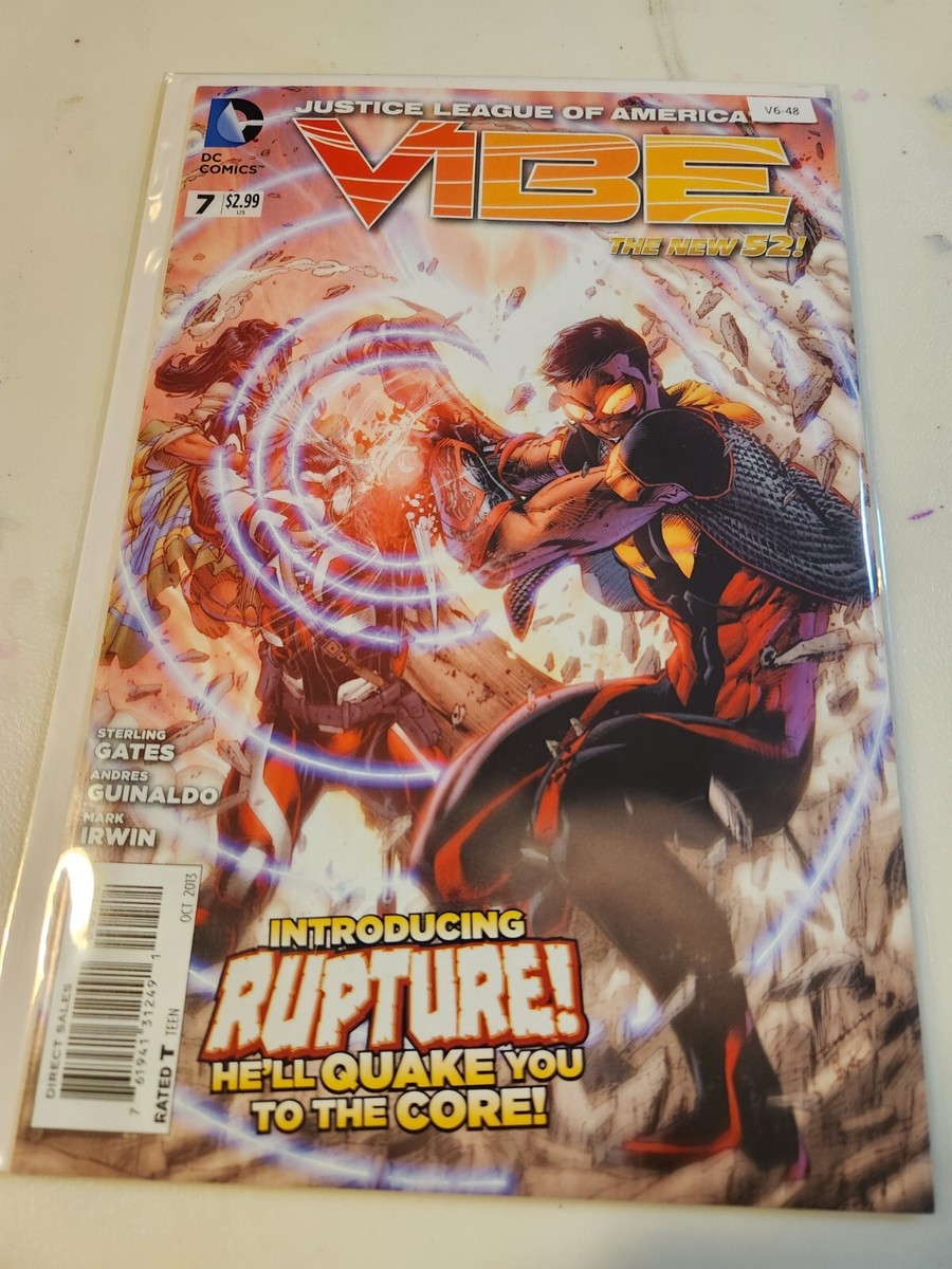 Vibe Comic Character Justice League Of America #258 1987 JLA Death Of