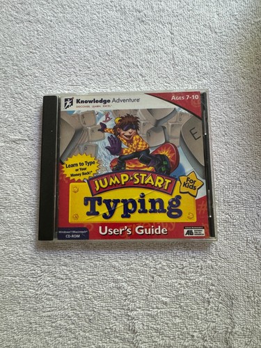 Jump Start Typing For Kids (Cd-rom 1997 KnowLedge Adventure) User Guide ...