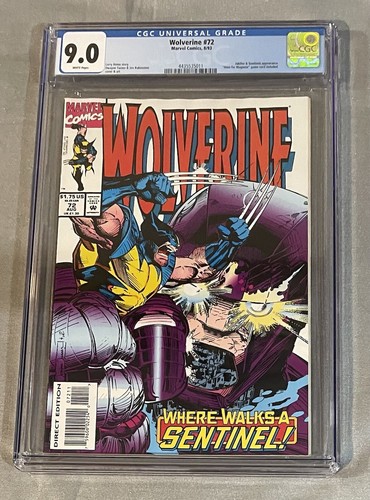Wolverine #72 - CGC 9.0- Marvel Comics 1993 | eBay