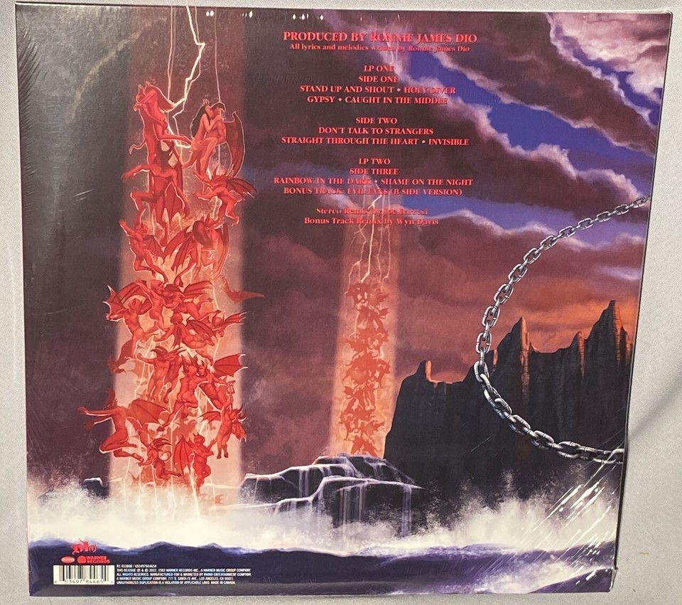 LP DIO Holy Diver (2LP 180g VINYL, Joe Barresi Remix, 2022) NEW MINT ...