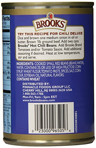 Brooks Chili Beans Hot (Pack of 24) 23000965056| eBay
