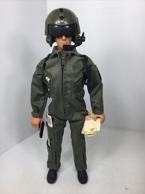 1/6 HASBRO GI JOE CUSTOM US GULF WAR HELICOPTER PILOT APACHE PISTOL ...