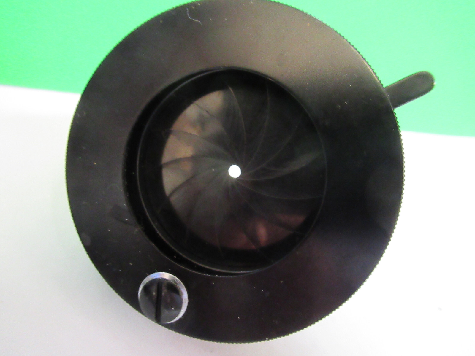 Olympus Japon Condenseur + Iris Optiques Microscope Pièce Comme sur la ...