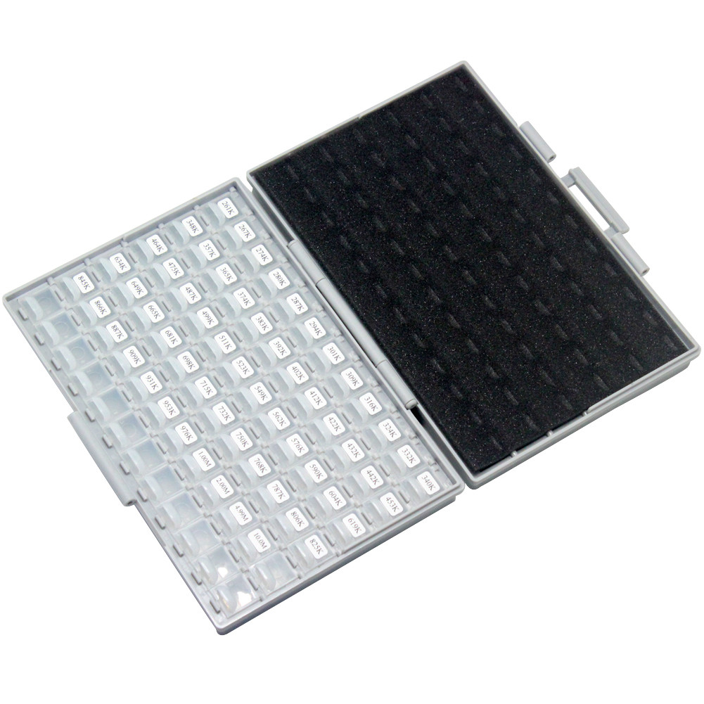 SMD SMT 0805 1% E96 resistor kit 491 values 100pc/value 4 BOX-ALL ROHS ...