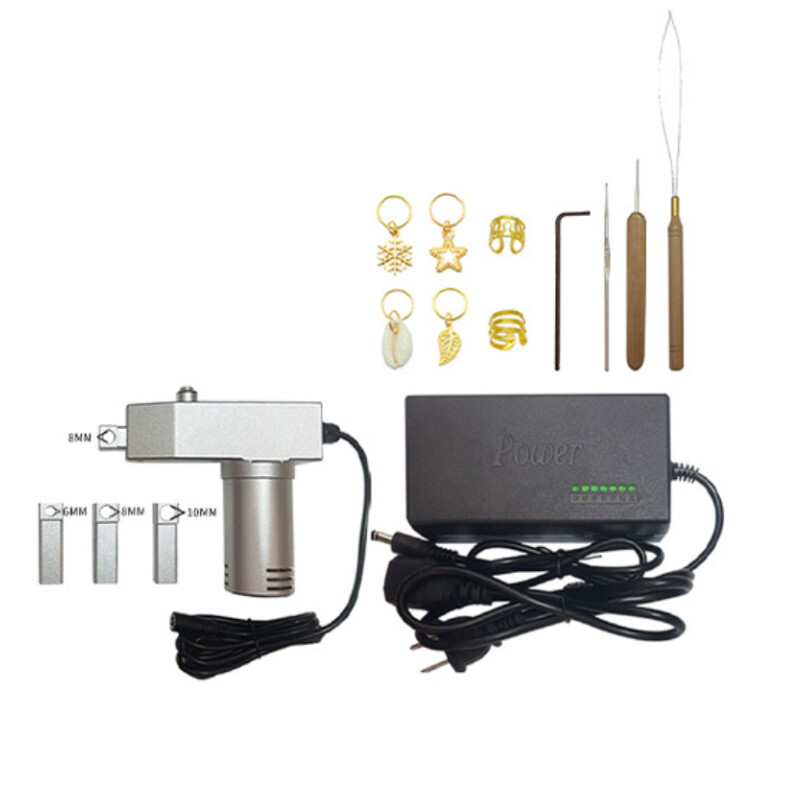 6MM/8MM/10MM Dreadlock Machine Electric Instant loc Machine Portable AC ...