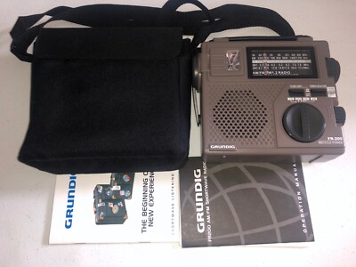 Grundig FR-200 AM-FM Shortwave Emergency Radio Recycle Power SW | eBay