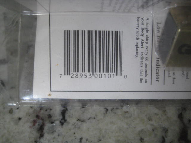 Body Alert Personal Security Alarm by Excalibur w/120-Decibel Multi ...