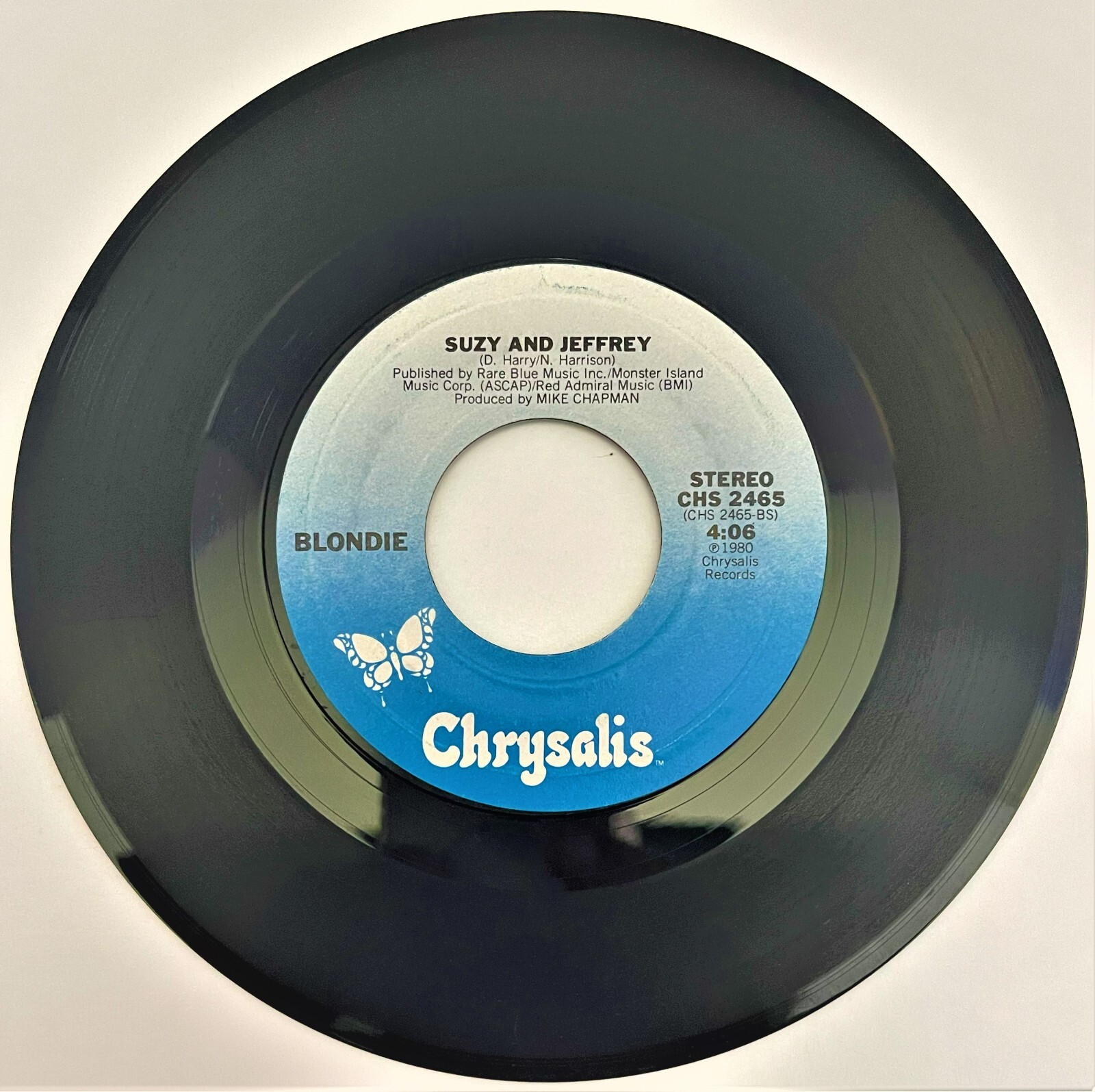 Blondie – The Tide Is High / Suzy and Jeffrey: Chrysalis CHS 2465: NM ...