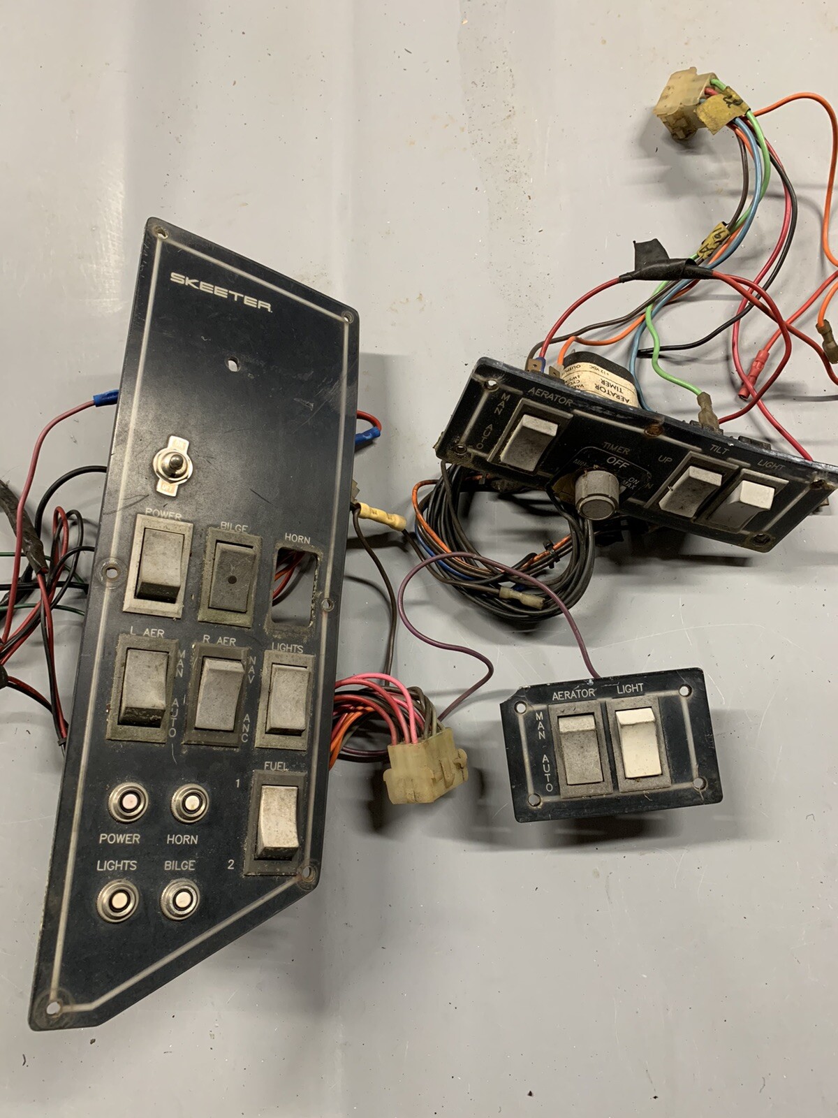 Skeeter Bass Boat 200 sx switch pannels wiring harness | eBay