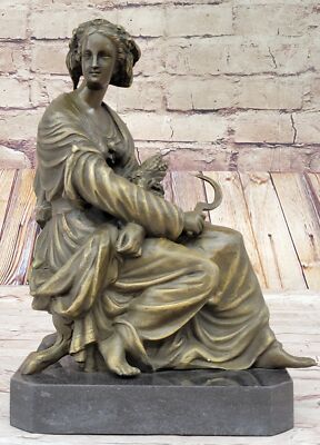 Ceres Demeter Greek Goddess of Harvest Bronze Metal Statue Sculpture ...