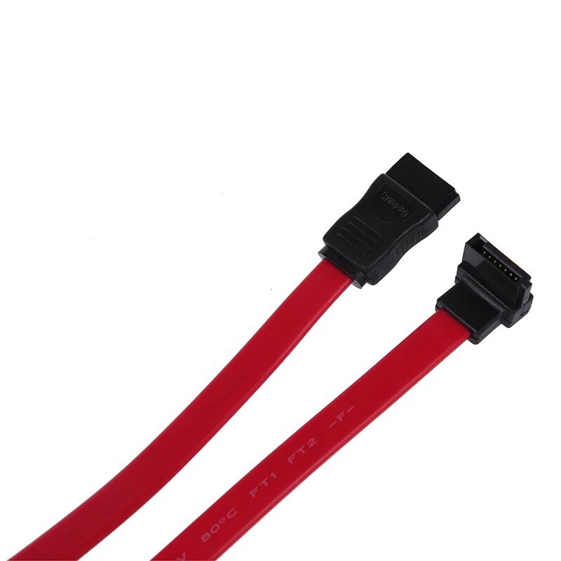 5X 45cm Right Angle SATA Cable Serial ATA Data Lead Locking Latching S ...