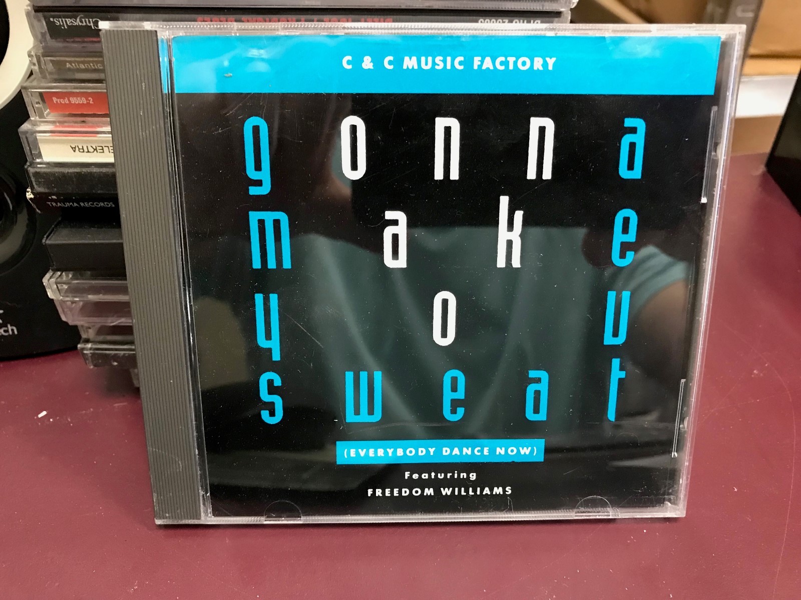 C&C MUSIC FACTORY GONNA MAKE YOU SWEAT CD 1990 COLUMBIA CSK 73604 DJ ...
