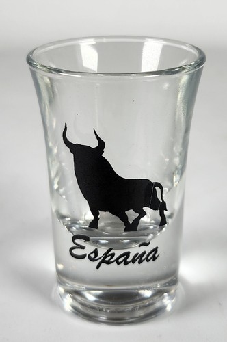 Vintage Souvenir Shot Glass Toro Espana Bull [429] | eBay