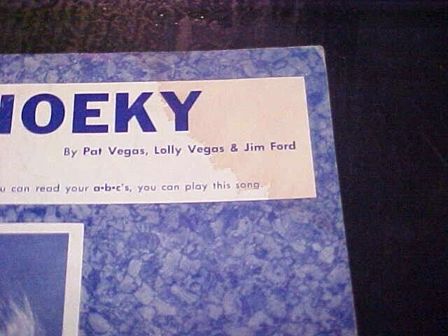 P.J. PROBY Sheet Music 1960's ROCK Niki Hoeky FIRST PRESSING Liberty ...