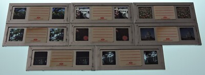 LOT OF 15 STEREO SLIDES 1950S IN METAL FRAMES FLOWERS | eBay