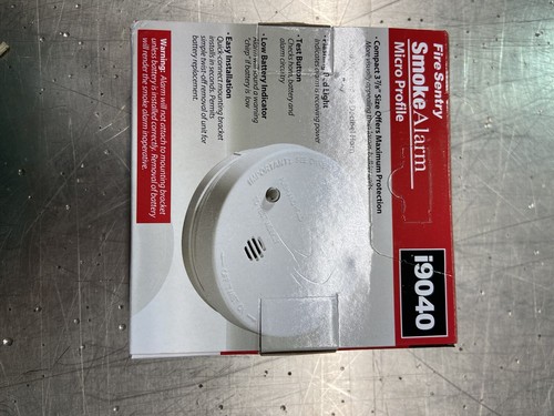 KIDDE FIRE SENTRY i9040 MICRO PROFILE IONIZATION SMOKE DETECTOR ALARM ...