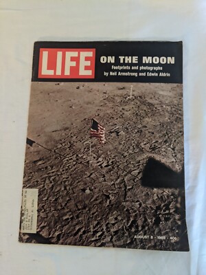 Life Magazine August 8 1969 On The Moon Apollo Landing Neil Armstrong ...