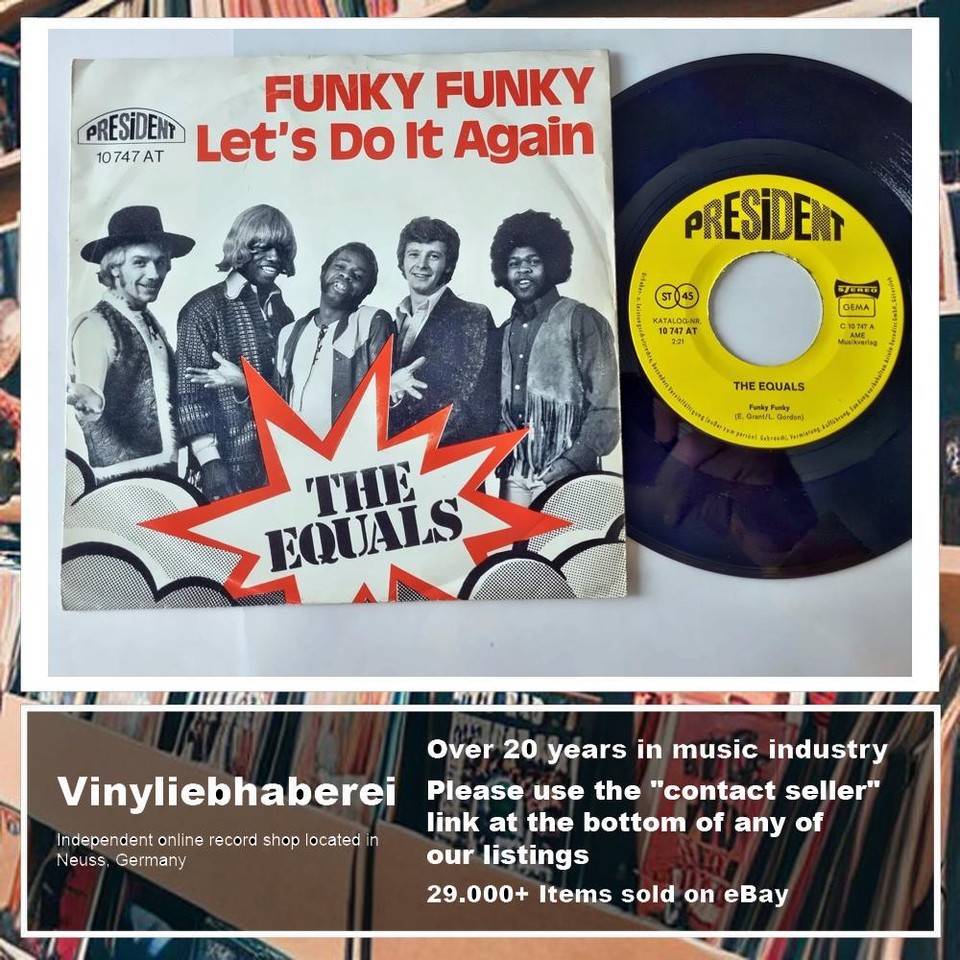 The Equals - Funky funky 7'' Vinyl Germany | eBay