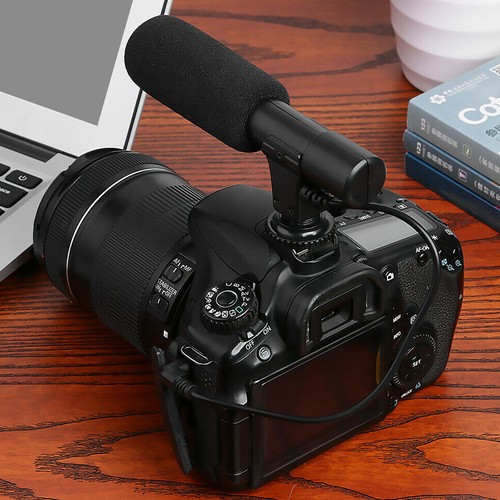 Recording Video Camera Microphone External 3.5mm Photography Digital ...