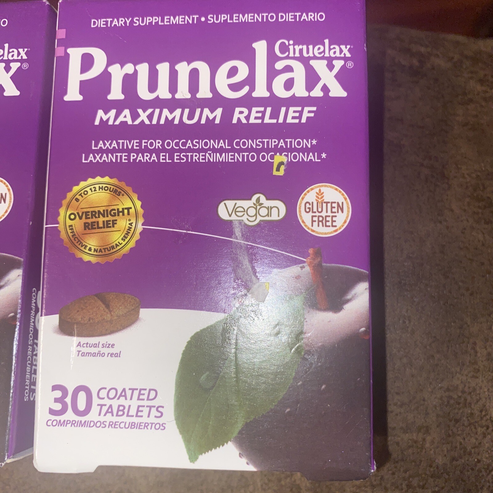 Prunelax Ciruelax Natural Laxative Maximum Relief Tablets, 30 Count ...