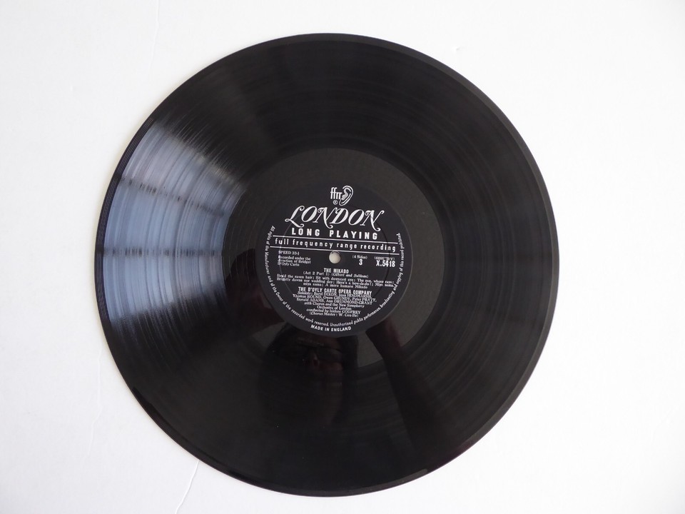 Gilbert & Sullivan: The Mikado 2-LP Opera Box Set, London A 4231 NM/VG+ ...