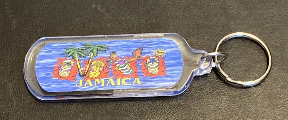 SOUVENIR KEYCHAIN “JAMAICA” - 4 inch long | eBay