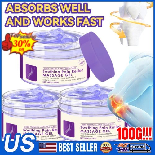 1~3x Joint-Gel Purple Gel Soothes Knees Lumbar Neck Hands And Feet ...