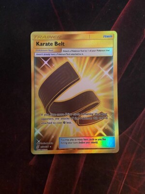 Karate Belt 252/236 Secret Rare Unified Minds Pokemon TCG - Near Mint ...