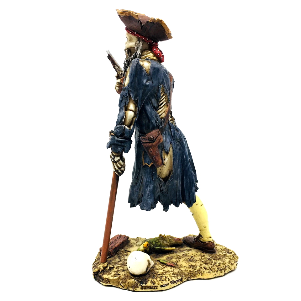 Skeleton The Pirate Captain John Silver Figurine | Summit Skeleton ...