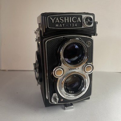 Yashica Mat-124 6x6 Twin Lens Camera w/ 80mm f3.5 Yashinon Parts/Repair ...