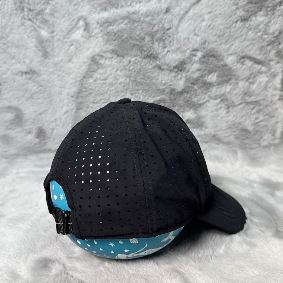 Lululemon Hat Cap Black Strap Back Stretchy Outdoor Running Jogging ...