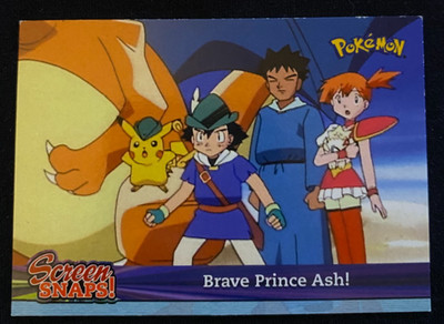 2001 Topps Pokemon Johto League Champions SNAP03 Brave Prince Ash! LP ...