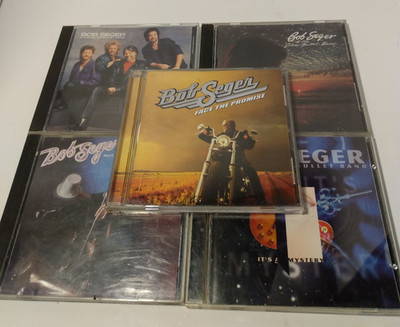 Lot Of 5 Bob Seger CDs Like a Rock The Distance Face the Promise ...