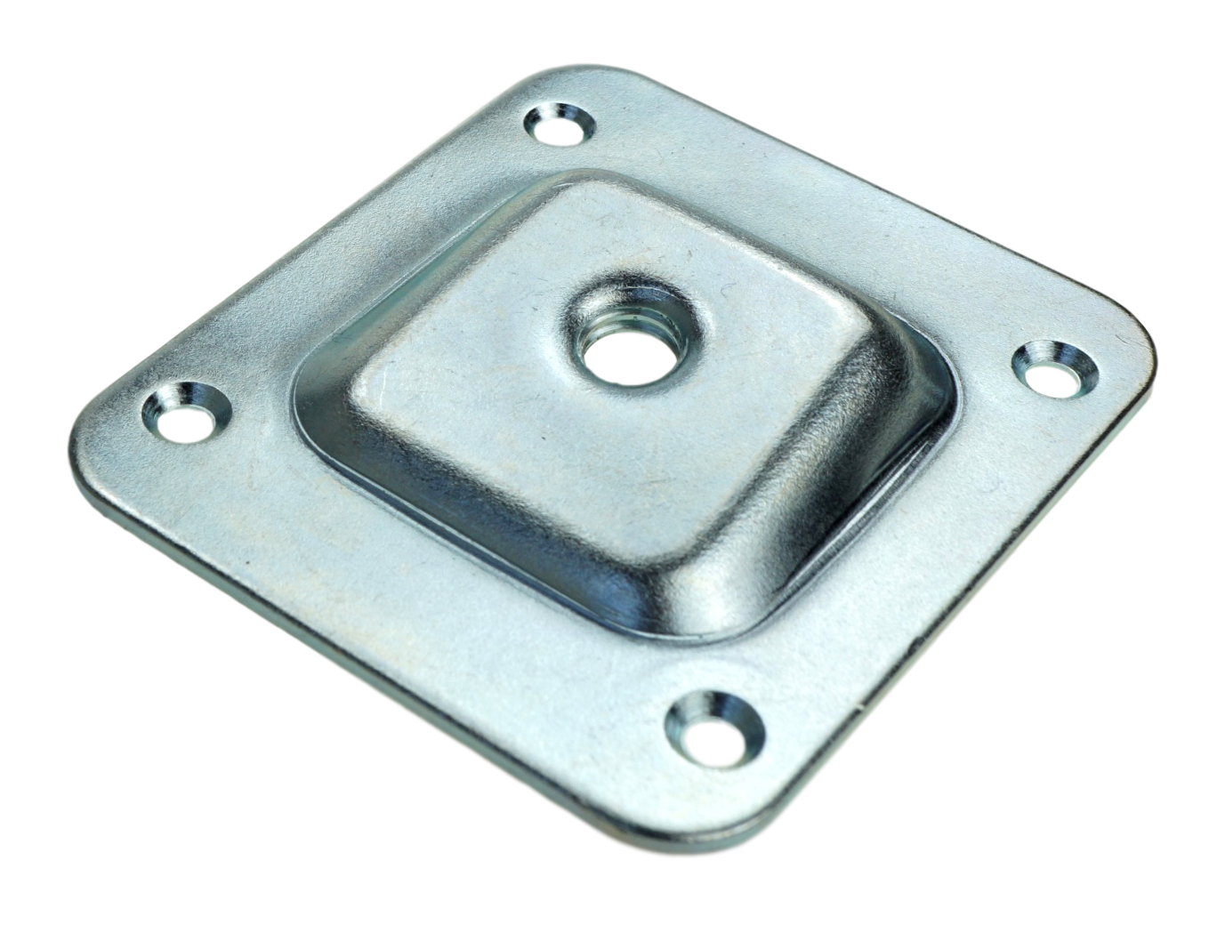 Set Of 4 Leg Fixing Mounting Plates Brackets Angled With M8 Metal Wood ...