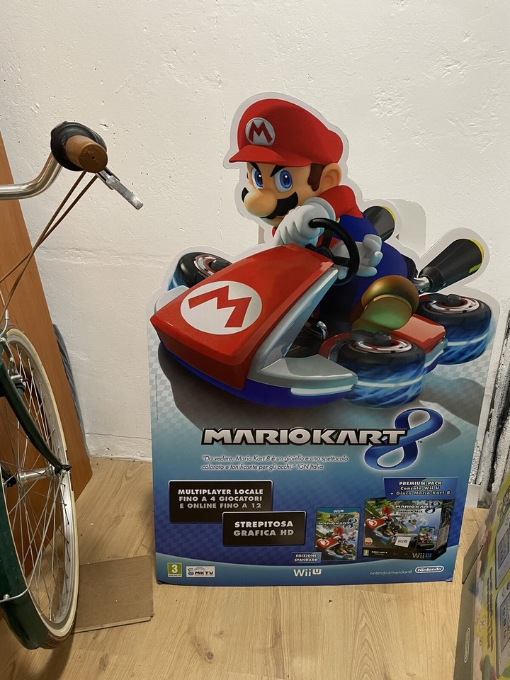 Mario Kart 8 Nintendo Wii U Store Standee Display Sign *RARE* | eBay