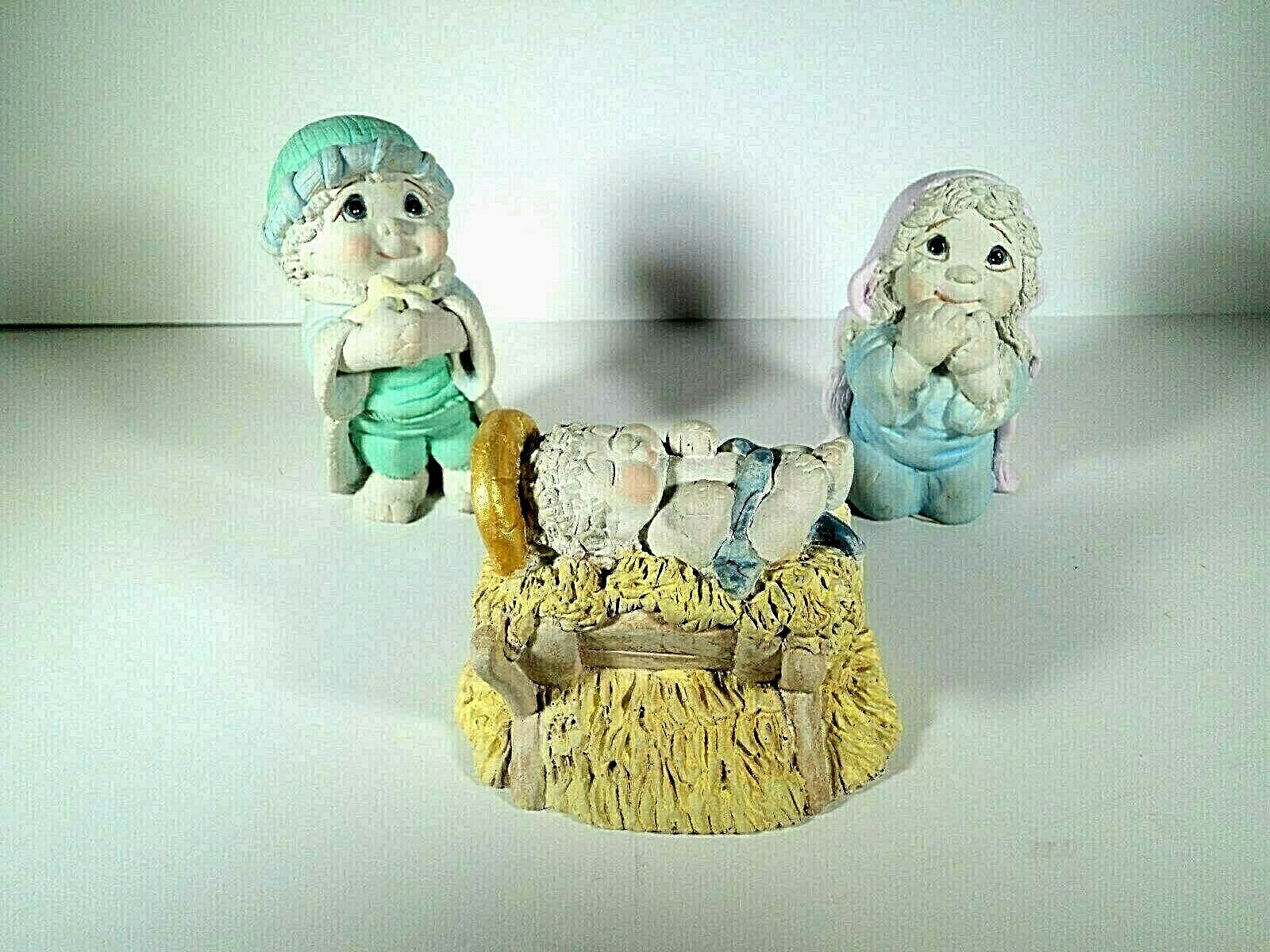 DREAMSICLES NATIVITY SCENE BABY JESUS MARY & JOESPH 1995 | eBay
