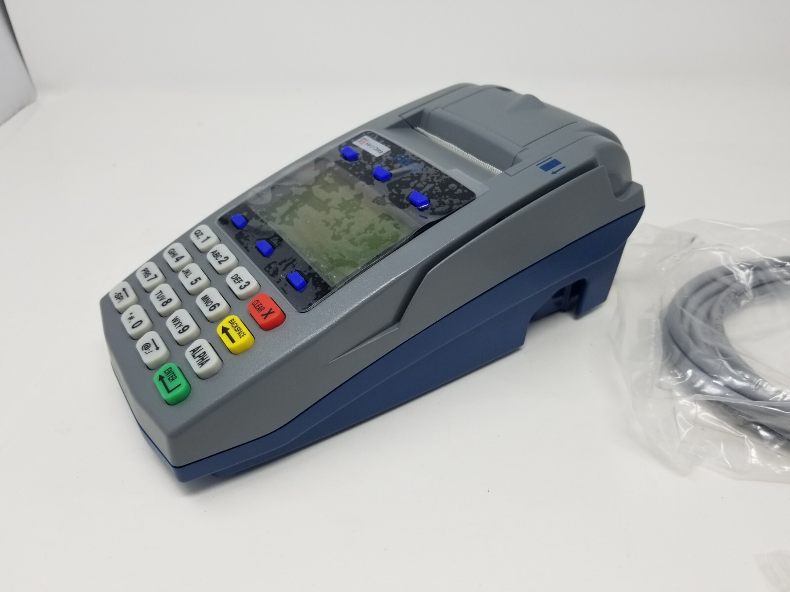 First Data FD50 Credit Card Terminal 16 Keys Silver for sale online | eBay